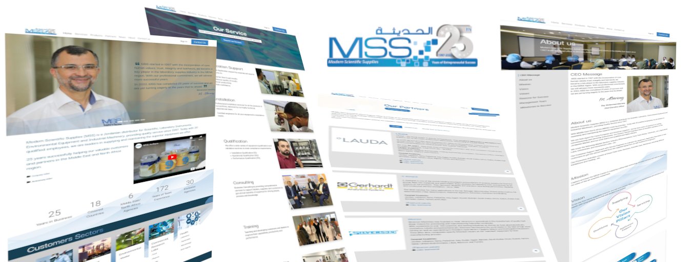 Launching MSS New Website | MSS-Modern Scientific Supplies | Jordan